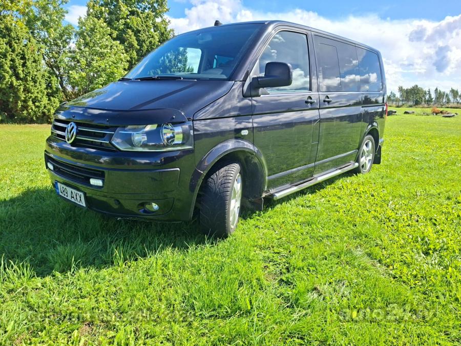 Black Volkswagen Multivan 2006 in Tallinn, with an engine capacity of 2.50 L and mileage of 368 thousand km for 5900 €, photo 20 on AUTOMOTO.COM.LV