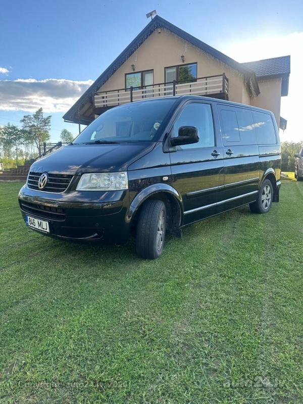 Black Volkswagen Multivan 2008 in Narva, with an engine capacity of 2.50 L and mileage of 160 thousand km for 8500 €, photo 1 on AUTOMOTO.COM.LV