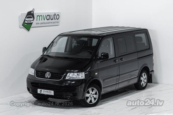Black Volkswagen Multivan 2008 in Tallinn, with an engine capacity of 2.50 L and mileage of 160 thousand km for 10990 €, photo 1 on AUTOMOTO.COM.LV