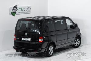 Black Volkswagen Multivan 2008 in Tallinn, with an engine capacity of 2.50 L and mileage of 160 thousand km for 10990 €, photo 3 on AUTOMOTO.COM.LV