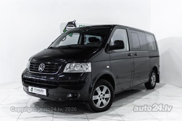 Black Volkswagen Multivan 2008 in Tallinn, with an engine capacity of 2.50 L and mileage of 160 thousand km for 10990 €, photo 3 on AUTOMOTO.COM.LV