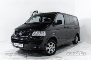 Black Volkswagen Multivan 2008 in Tallinn, with an engine capacity of 2.50 L and mileage of 160 thousand km for 10990 €, photo 4 on AUTOMOTO.COM.LV