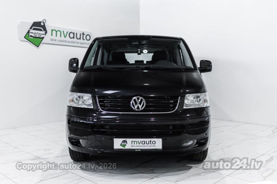 Black Volkswagen Multivan 2008 in Tallinn, with an engine capacity of 2.50 L and mileage of 160 thousand km for 10990 €, photo 5 on AUTOMOTO.COM.LV