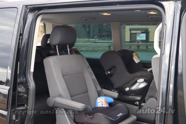 Black Volkswagen Multivan 2010 in Tallinn, with an engine capacity of 2.00 L and mileage of 378 thousand km for 14500 €, photo 9 on AUTOMOTO.COM.LV