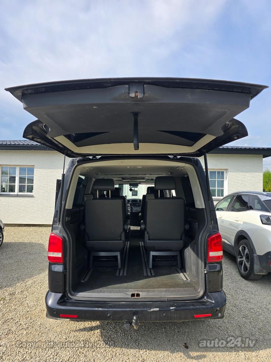 Black Volkswagen Multivan 2012 in Tallinn, with an engine capacity of 2.00 L and mileage of 0 thousand km for 9000 €, photo 7 on AUTOMOTO.COM.LV