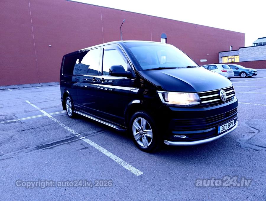 Black Volkswagen Multivan 2016 in Tallinn, with an engine capacity of 2.00 L and mileage of 345 thousand km for 19999 €, photo 1 on AUTOMOTO.COM.LV