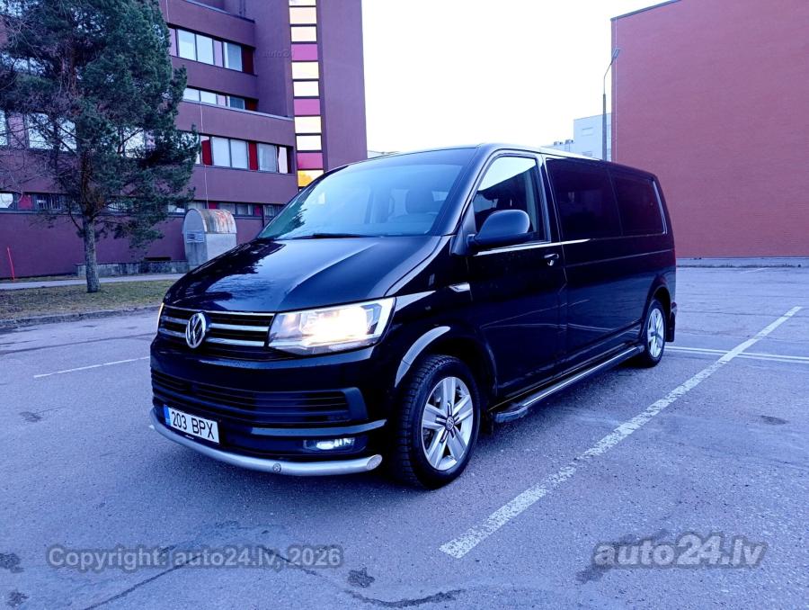 Black Volkswagen Multivan 2016 in Tallinn, with an engine capacity of 2.00 L and mileage of 345 thousand km for 19999 €, photo 3 on AUTOMOTO.COM.LV