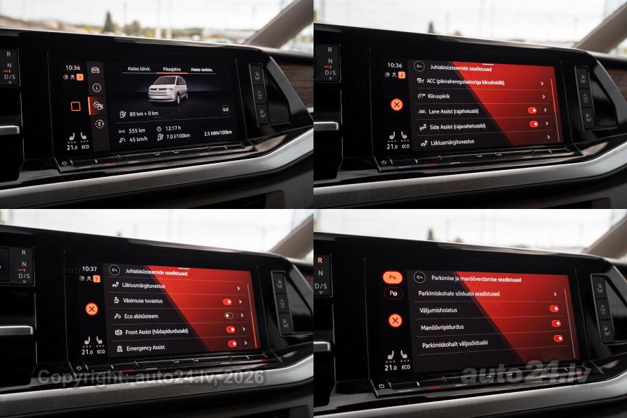 Melns Volkswagen Multivan 2022 Tartu, ar dzinēja tilpumu 1.40 L un nobraukumu 61 tūkst. km par 47900 €, foto 24 vietnē AUTOMOTO.COM.LV