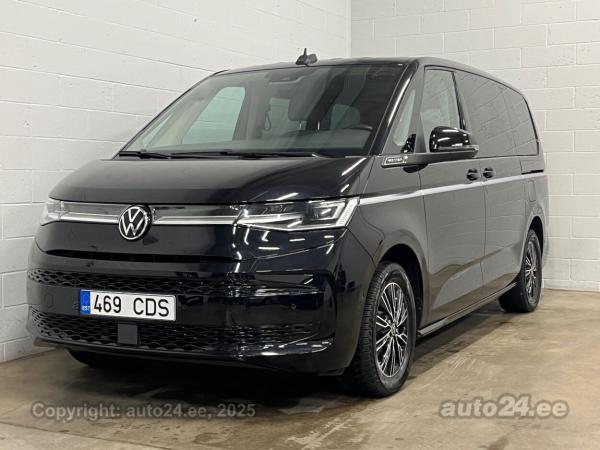 Melns Volkswagen Multivan 2024 Tallina, ar dzinēja tilpumu 2.00 L un nobraukumu 15 tūkst. km par 54900 €, foto 1 vietnē AUTOMOTO.COM.LV