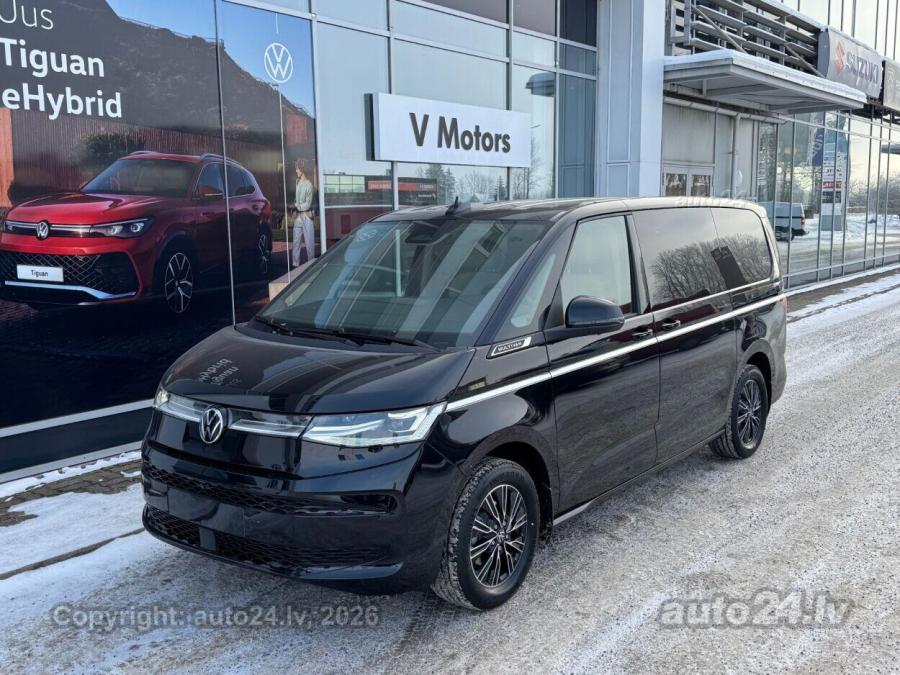 Melns Volkswagen Multivan 2026 Viljandi, ar dzinēja tilpumu 2.00 L un nobraukumu 1 tūkst. km par 69890 €, foto 1 vietnē AUTOMOTO.COM.LV