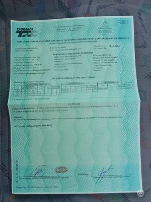 Синий Фольксваген Мультиван 1998 в Расейняй, объемом двигателя 2.46 л и пробегом 317 тыс. км за 4950 €, фото 19 на AUTOMOTO.COM.LV