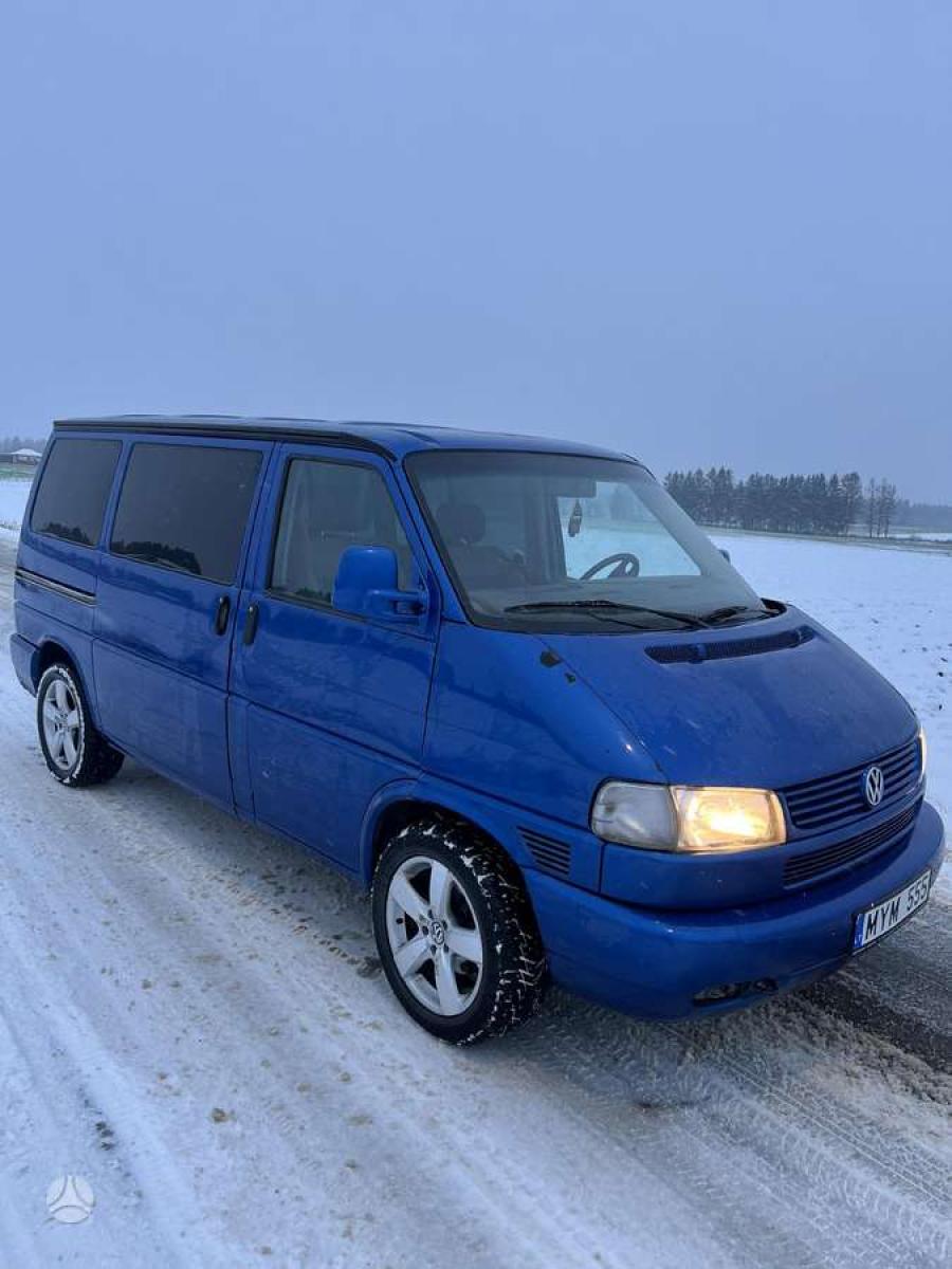 Zils Volkswagen Multivan 1999 Šalčininkai, ar dzinēja tilpumu 2.50 L un nobraukumu 470 tūkst. km par 4200 €, foto 2 vietnē AUTOMOTO.COM.LV