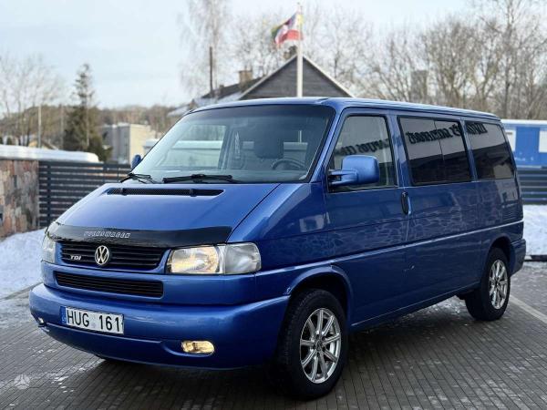 Zils Volkswagen Multivan 1999 Viļņa, ar dzinēja tilpumu 2.50 L un nobraukumu 421 tūkst. km par 6350 €, foto 1 vietnē AUTOMOTO.COM.LV