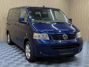 Blue Volkswagen Multivan 2008 in Marijampole, with an engine capacity of 2.46 L and mileage of 217 thousand km for 9750 €, photo  on AUTOMOTO.COM.LV