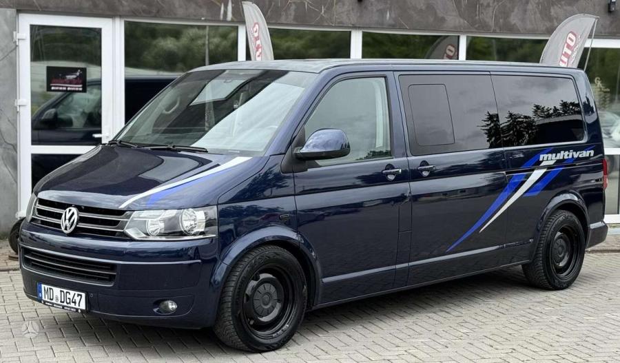 Zils Volkswagen Multivan 2010 Radviliškis, ar dzinēja tilpumu 2.00 L un nobraukumu 355 tūkst. km par 11200 €, foto 4 vietnē AUTOMOTO.COM.LV