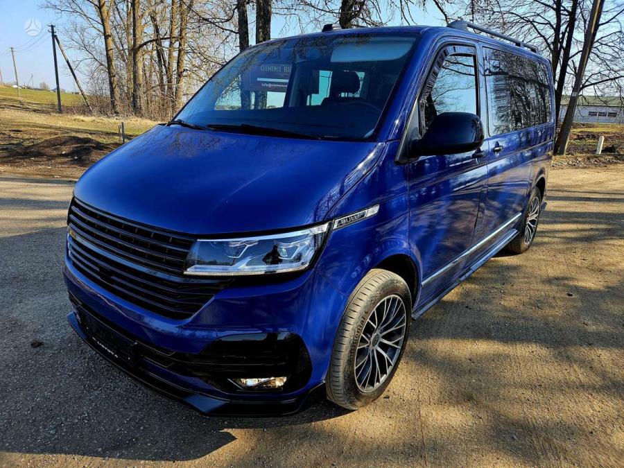 Blue Volkswagen Multivan 2023 in Kaisiadorys, with an engine capacity of 2.00 L and mileage of 50 thousand km for 30500 €, photo 11 on AUTOMOTO.COM.LV