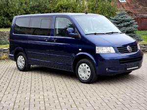 Blue Volkswagen Multivan 2003 in Vilnius, with an engine capacity of 2.50 L and mileage of 333 thousand km for 7450 €, photo  on AUTOMOTO.COM.LV