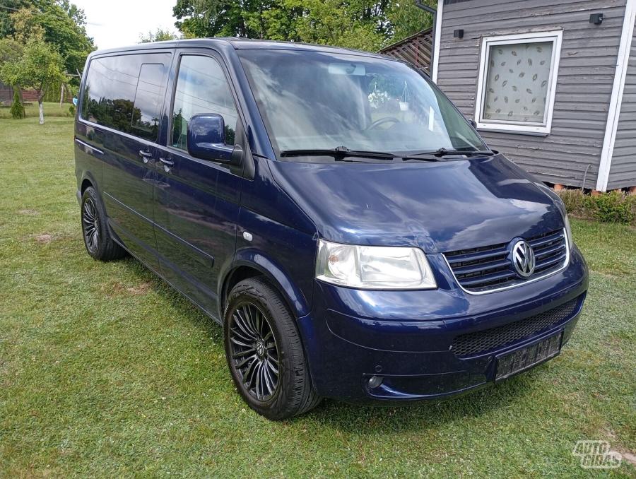 Blue Volkswagen Multivan 2004 in Jurbarkas, with an engine capacity of 2.50 L and mileage of 360 thousand km for 3600 €, photo 1 on AUTOMOTO.COM.LV