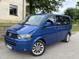 Blue Volkswagen Multivan 2005 in Valmiera, with an engine capacity of 2.50 L and mileage of 267 thousand km for 6350 €, photo  on AUTOMOTO.COM.LV
