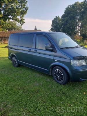 Blue Volkswagen Multivan 2007 in Jekabpils, with an engine capacity of 1.90 L and mileage of 350 thousand km for 4500 €, photo  on AUTOMOTO.COM.LV