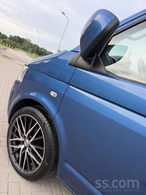 Blue Volkswagen Multivan 2011 in Ludza, with an engine capacity of 2.00 L and mileage of 0 thousand km for 17500 €, photo 6 on AUTOMOTO.COM.LV
