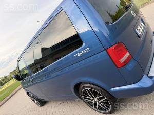 Blue Volkswagen Multivan 2011 in Ludza, with an engine capacity of 2.00 L and mileage of 0 thousand km for 17500 €, photo 13 on AUTOMOTO.COM.LV