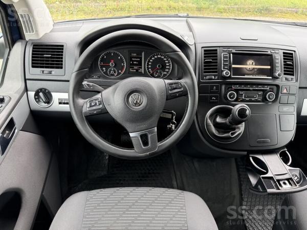 Blue Volkswagen Multivan 2014 in Ogre, with an engine capacity of 2.00 L and mileage of 269 thousand km for 14799 €, photo 11 on AUTOMOTO.COM.LV