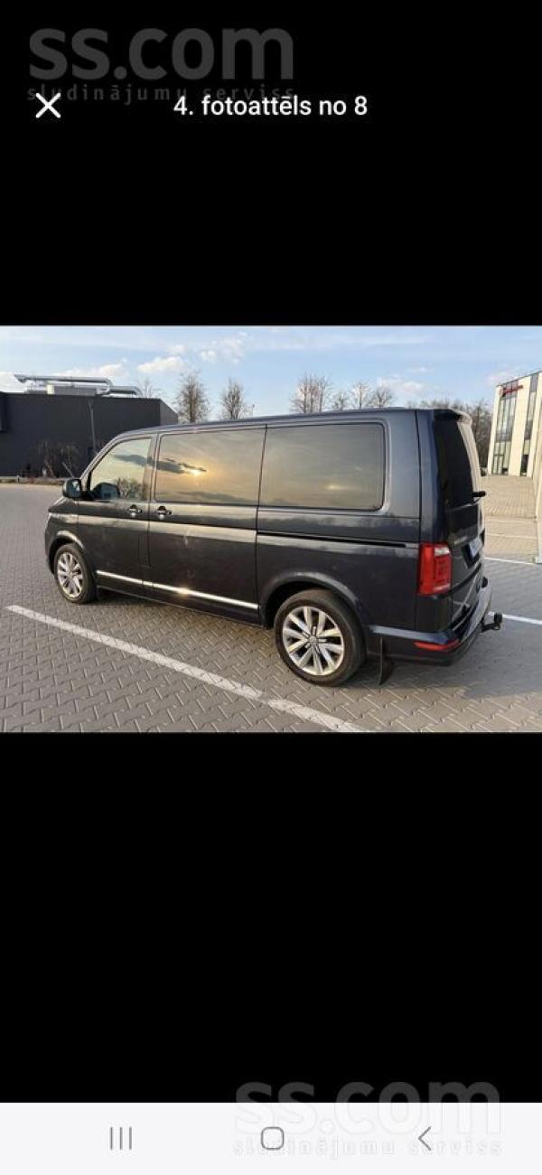 Blue Volkswagen Multivan 2019 in Riga, with an engine capacity of 2.00 L and mileage of 360 thousand km for 25000 €, photo 4 on AUTOMOTO.COM.LV