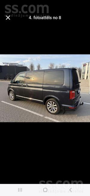 Blue Volkswagen Multivan 2019 in Riga, with an engine capacity of 2.00 L and mileage of 360 thousand km for 25000 €, photo 5 on AUTOMOTO.COM.LV