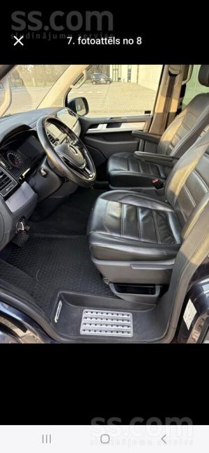 Blue Volkswagen Multivan 2019 in Riga, with an engine capacity of 2.00 L and mileage of 360 thousand km for 25000 €, photo 8 on AUTOMOTO.COM.LV