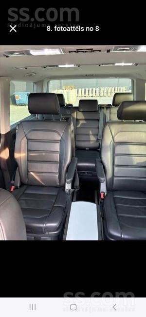 Blue Volkswagen Multivan 2019 in Riga, with an engine capacity of 2.00 L and mileage of 360 thousand km for 25000 €, photo 9 on AUTOMOTO.COM.LV