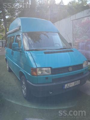 Zils Volkswagen Multivan 1991 Rīga, ar dzinēja tilpumu 1.90 L un nobraukumu 230 tūkst. km par 4500 €, foto  vietnē AUTOMOTO.COM.LV