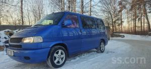Синий Фольксваген Мультиван 2001 в Рига, объемом двигателя 2.50 л и пробегом 434 тыс. км за 6800 €, фото  на AUTOMOTO.COM.LV