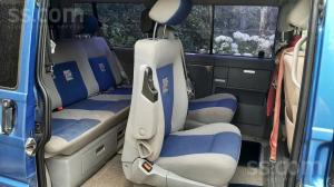 Blue Volkswagen Multivan 2001 in Riga, with an engine capacity of 2.50 L and mileage of 470 thousand km for 5500 €, photo 9 on AUTOMOTO.COM.LV