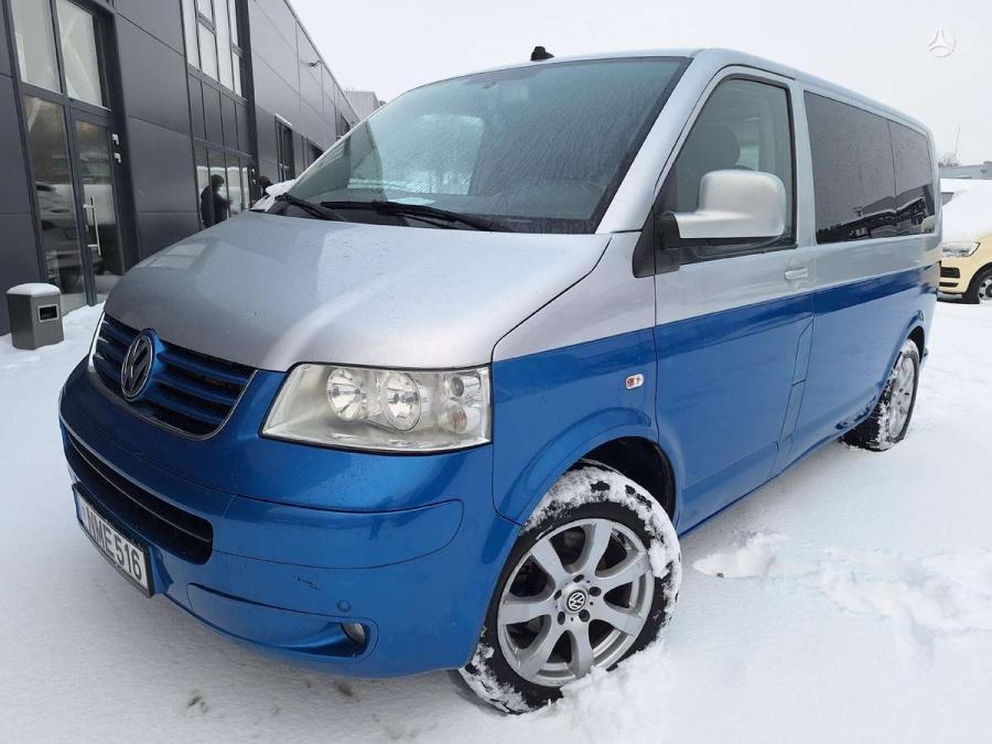 Zils Volkswagen Multivan 2006 Jonava, ar dzinēja tilpumu 2.50 L un nobraukumu 271 tūkst. km par 8900 €, foto 5 vietnē AUTOMOTO.COM.LV