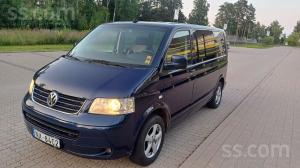 Blue Volkswagen Multivan 2007 in Riga, with an engine capacity of 2.50 L and mileage of 269 thousand km for 7900 €, photo 4 on AUTOMOTO.COM.LV