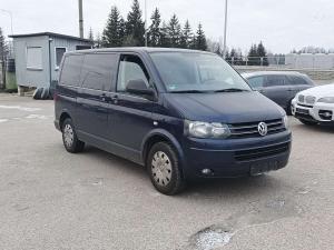 Blue Volkswagen Multivan 2010 in Utena, with an engine capacity of 1.97 L and mileage of 296 thousand km for 8600 €, photo 4 on AUTOMOTO.COM.LV