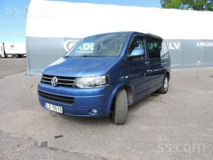Blue Volkswagen Multivan 2010 in Cesis, with an engine capacity of 2.00 L and mileage of 235 thousand km for 13900 €, photo  on AUTOMOTO.COM.LV