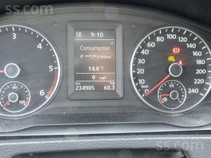 Blue Volkswagen Multivan 2010 in Cesis, with an engine capacity of 2.00 L and mileage of 235 thousand km for 13900 €, photo 10 on AUTOMOTO.COM.LV