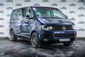 Blue Volkswagen Multivan 2014 in Kaunas, with an engine capacity of 2.00 L and mileage of 289 thousand km for 16990 €, photo 2 on AUTOMOTO.COM.LV