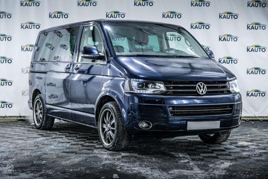 Blue Volkswagen Multivan 2014 in Kaunas, with an engine capacity of 2.00 L and mileage of 289 thousand km for 16990 €, photo 2 on AUTOMOTO.COM.LV