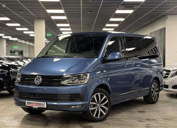 Blue Volkswagen Multivan 2016 in Klaipeda, with an engine capacity of 2.00 L and mileage of 299 thousand km for 24900 €, photo 1 on AUTOMOTO.COM.LV