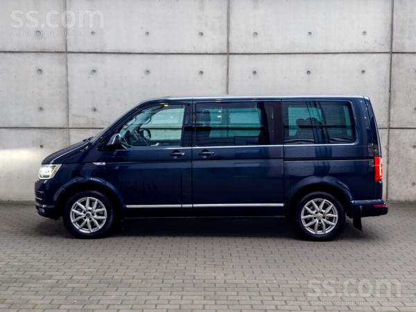 Blue Volkswagen Multivan 2017 in Riga, with an engine capacity of 2.00 L and mileage of 264 thousand km for 22900 €, photo 7 on AUTOMOTO.COM.LV