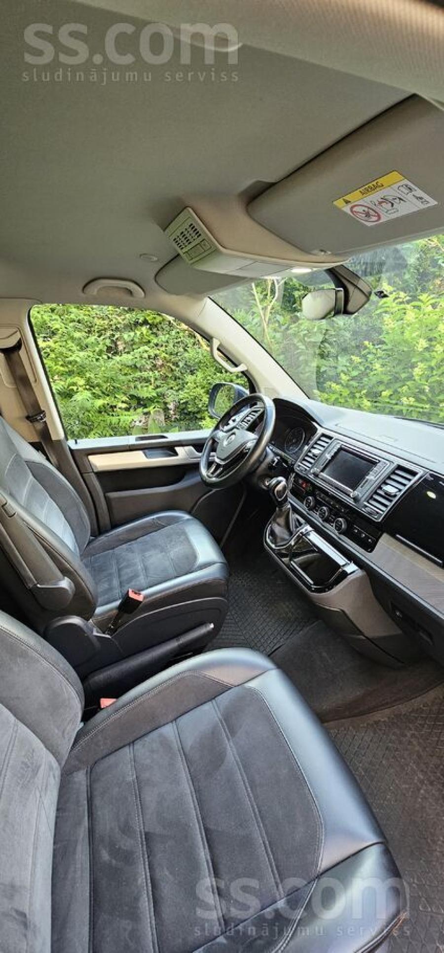 Blue Volkswagen Multivan 2019 in Jurmala, with an engine capacity of 2.00 L and mileage of 167 thousand km for 28500 €, photo 6 on AUTOMOTO.COM.LV