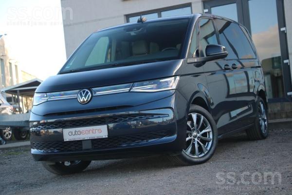 Blue Volkswagen Multivan 2022 in Tukums, with an engine capacity of 1.40 L and mileage of 73 thousand km for 39998 €, photo 1 on AUTOMOTO.COM.LV