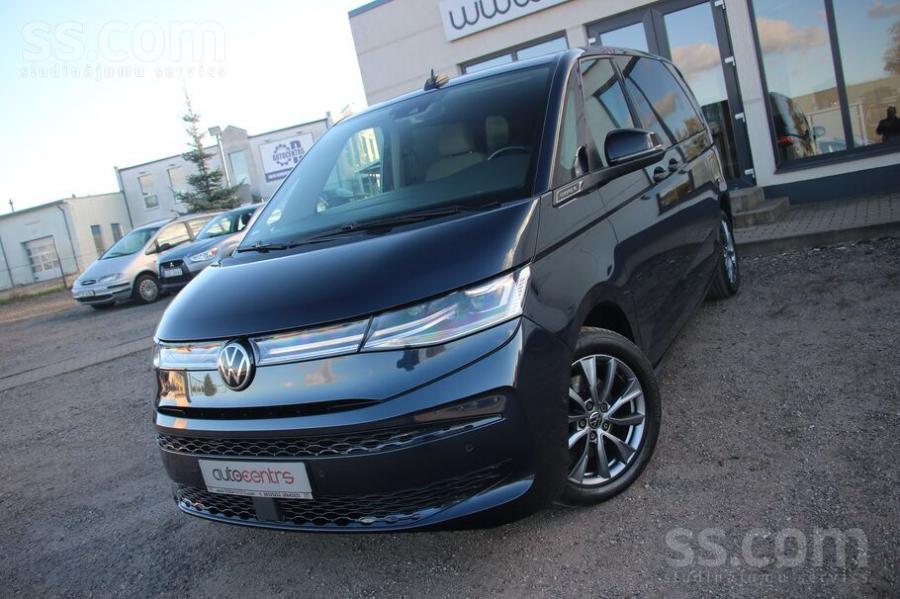 Blue Volkswagen Multivan 2022 in Tukums, with an engine capacity of 1.40 L and mileage of 73 thousand km for 39998 €, photo 3 on AUTOMOTO.COM.LV