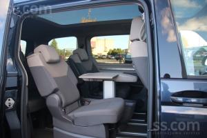 Blue Volkswagen Multivan 2022 in Tukums, with an engine capacity of 1.40 L and mileage of 73 thousand km for 39998 €, photo 13 on AUTOMOTO.COM.LV