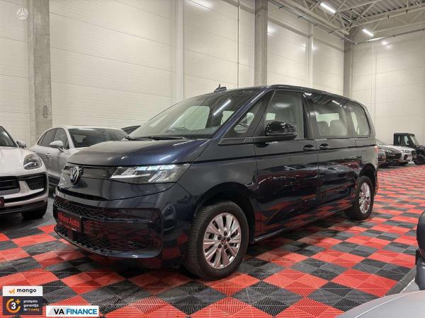 Blue Volkswagen Multivan 2024 in Vilnius, with an engine capacity of 1.97 L and mileage of 7 thousand km for 47990 €, photo 1 on AUTOMOTO.COM.LV
