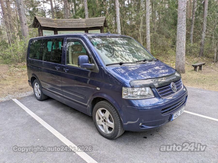 Zils Volkswagen Multivan 2005 Tallina, ar dzinēja tilpumu 2.50 L un nobraukumu 335 tūkst. km par 6900 €, foto 19 vietnē AUTOMOTO.COM.LV