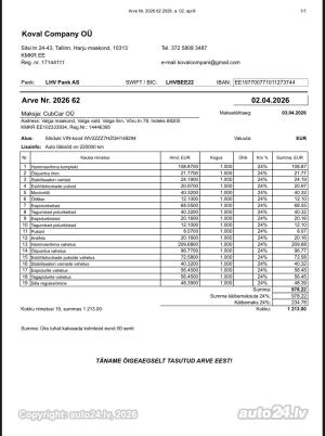 Blue Volkswagen Multivan 2016 in Tallinn, with an engine capacity of 2.00 L and mileage of 228 thousand km for 24999 €, photo 31 on AUTOMOTO.COM.LV